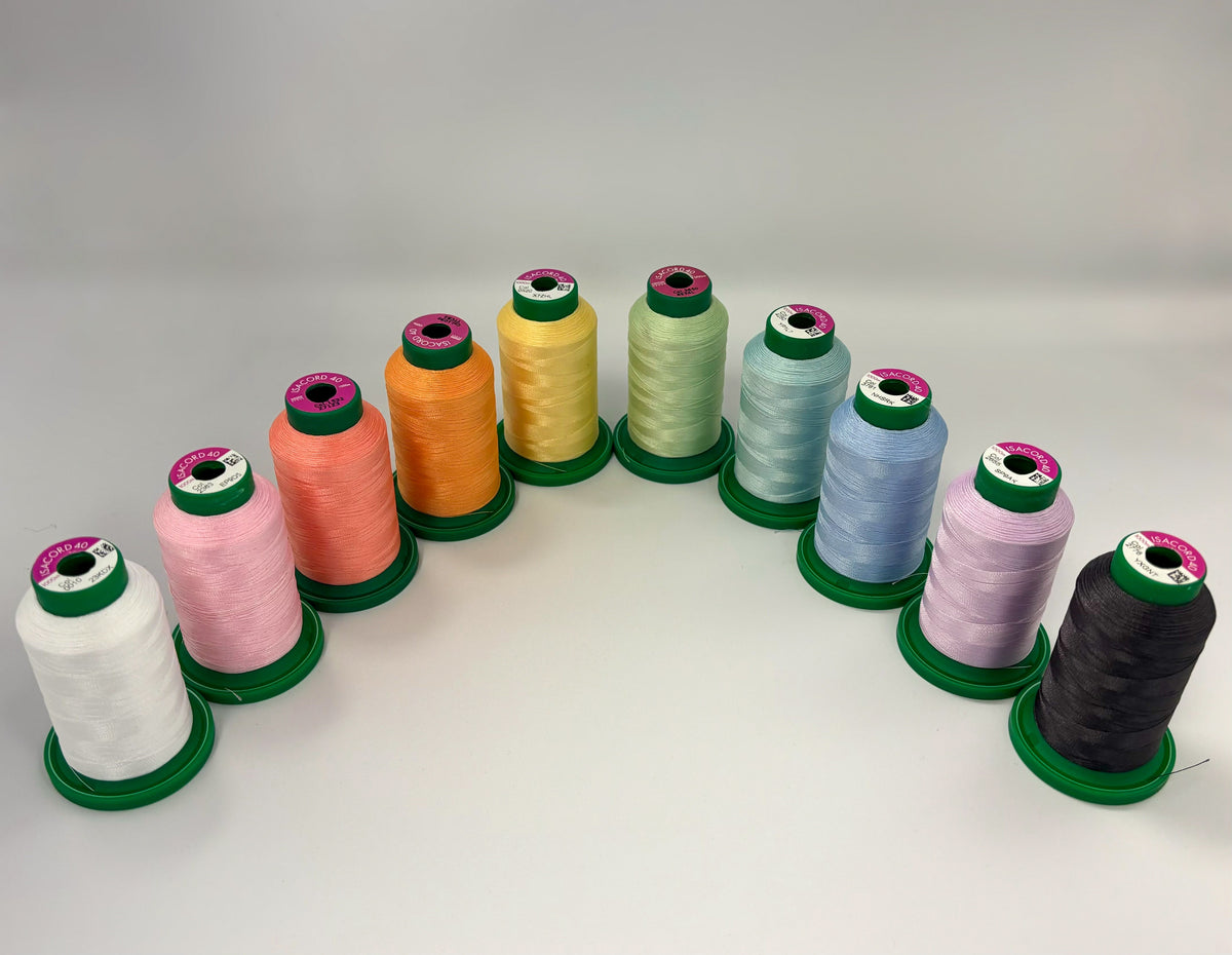 ISACORD PASTEL BUNDLE (1000M) – Sewing and Embroidery Warehouse