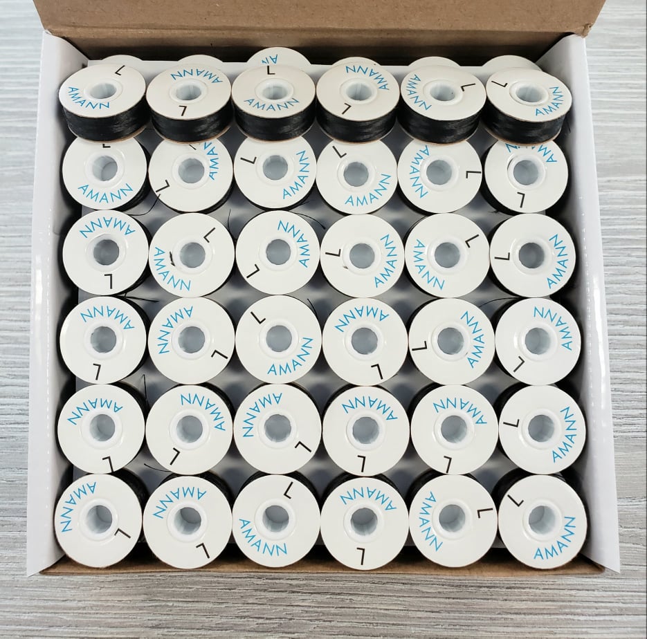 PRE-WOUND EMBROIDERY BOBBINS (BLACK) – Sewing and Embroidery Warehouse